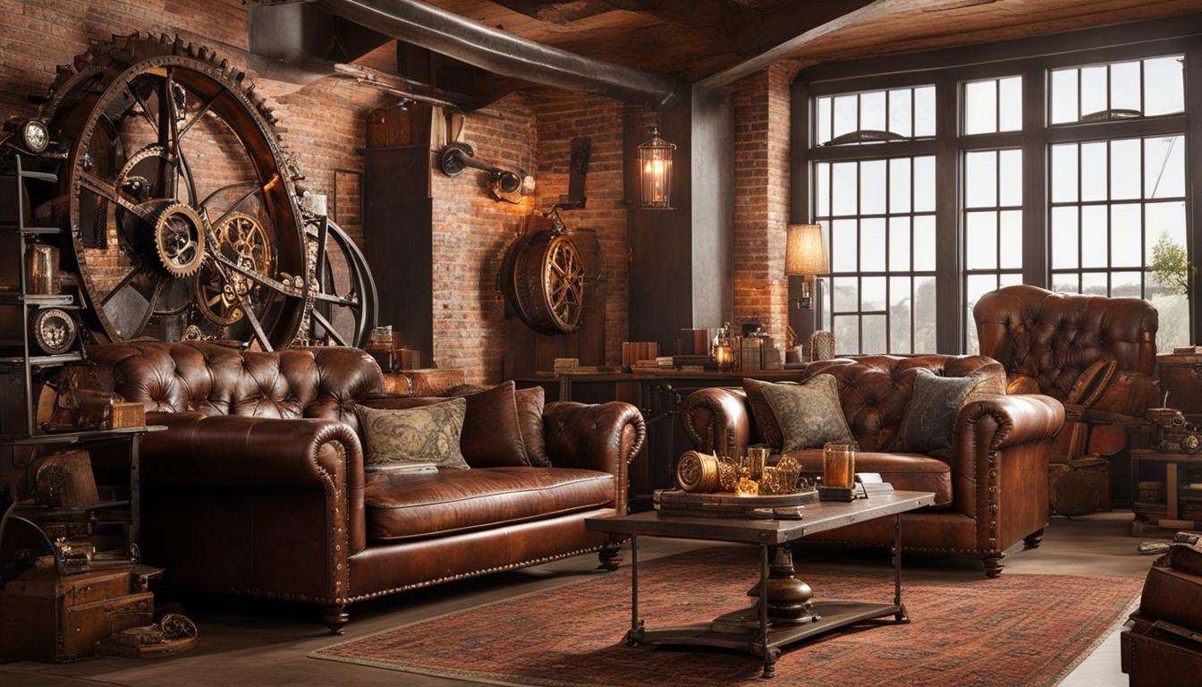 Designing Your Dream Steampunk-Themed Living Room - Steam Punk Engine