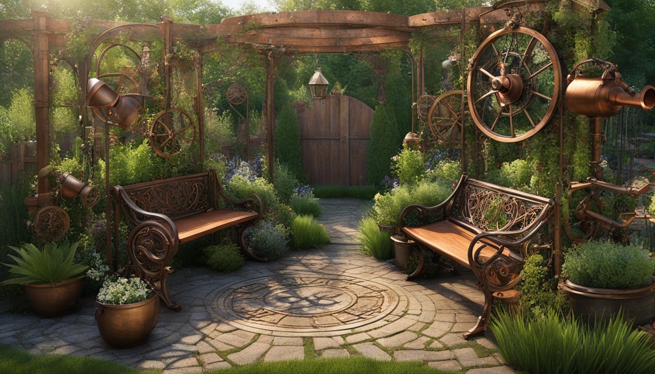 Steampunk-Inspired Gardening and Outdoor Design Tips - Steam Punk Engine